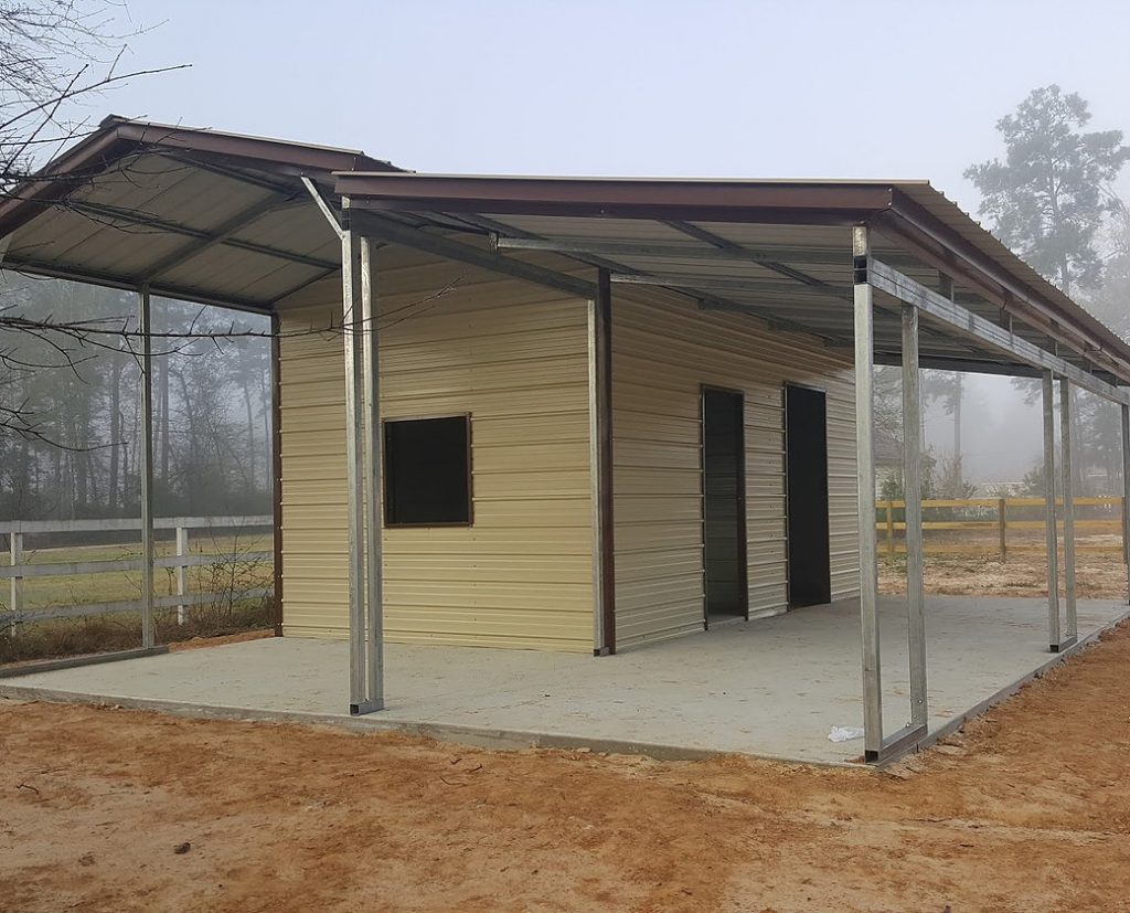 42’Wx50’Lx14’H Steel Garage Building | Elite Metal Structures