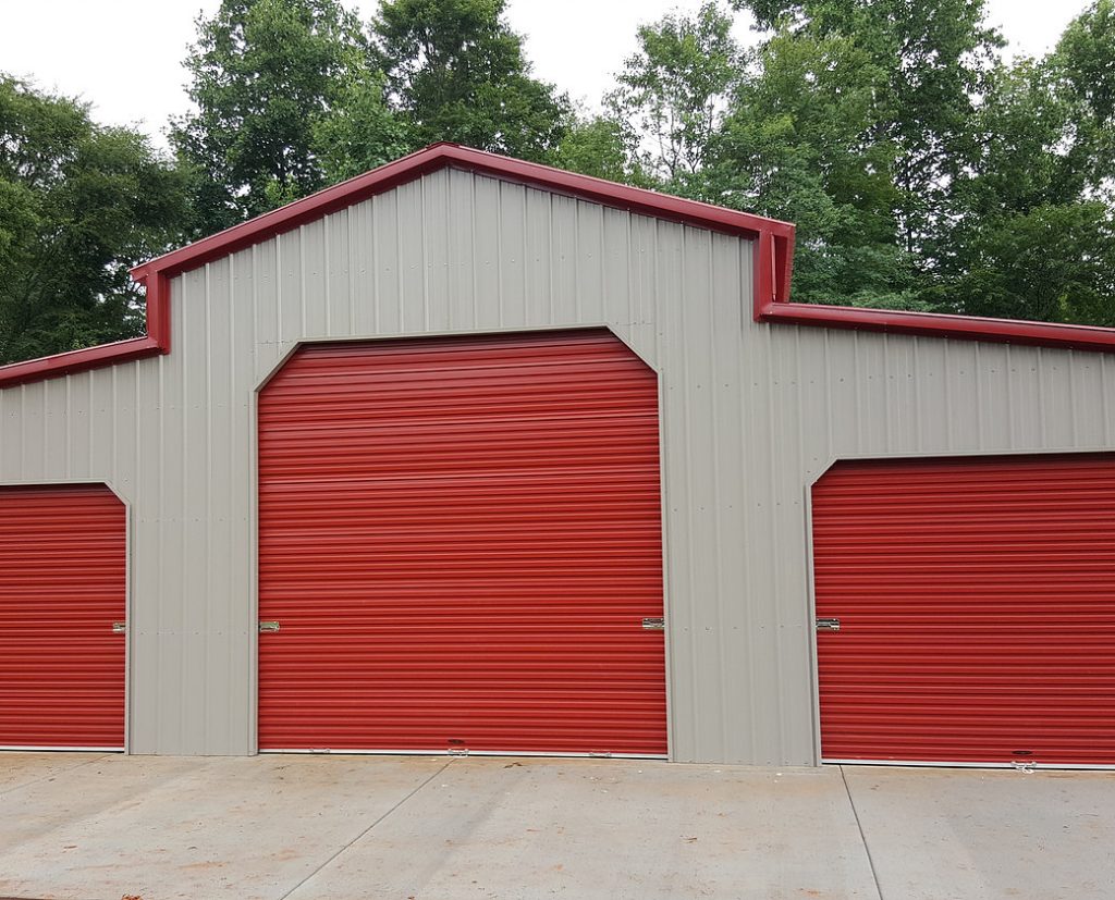 #501 42’W x 35’L x 12’H Vertical Roof Barn | Elite Metal Structures