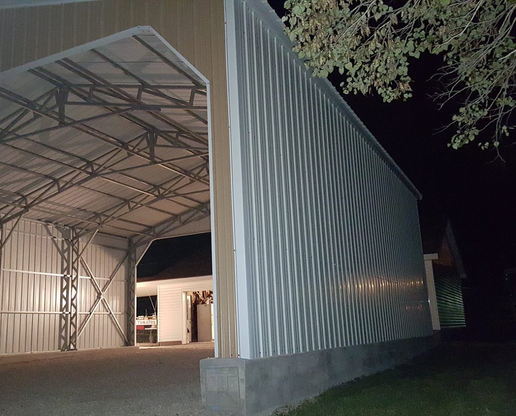 #511 40’Wx40’LX12’H Metal Commercial Structure | Elite Metal Structures