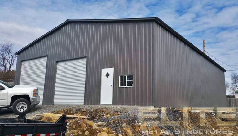 40’Wx50’Lx14’H Metal Garage Building | Elite Metal Structures